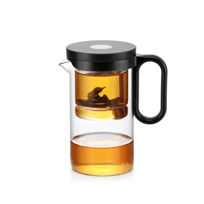 Brewy-Tea Borosilicate French Press-Transparent-500 ML